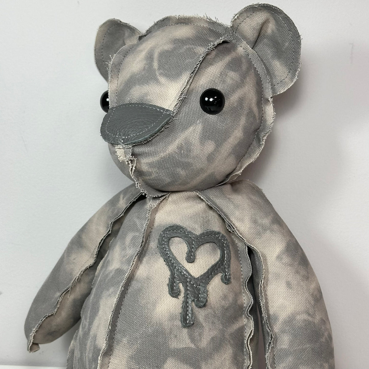 Handmade Inside-Out Bear 18" PUTTY – christopher straub collection