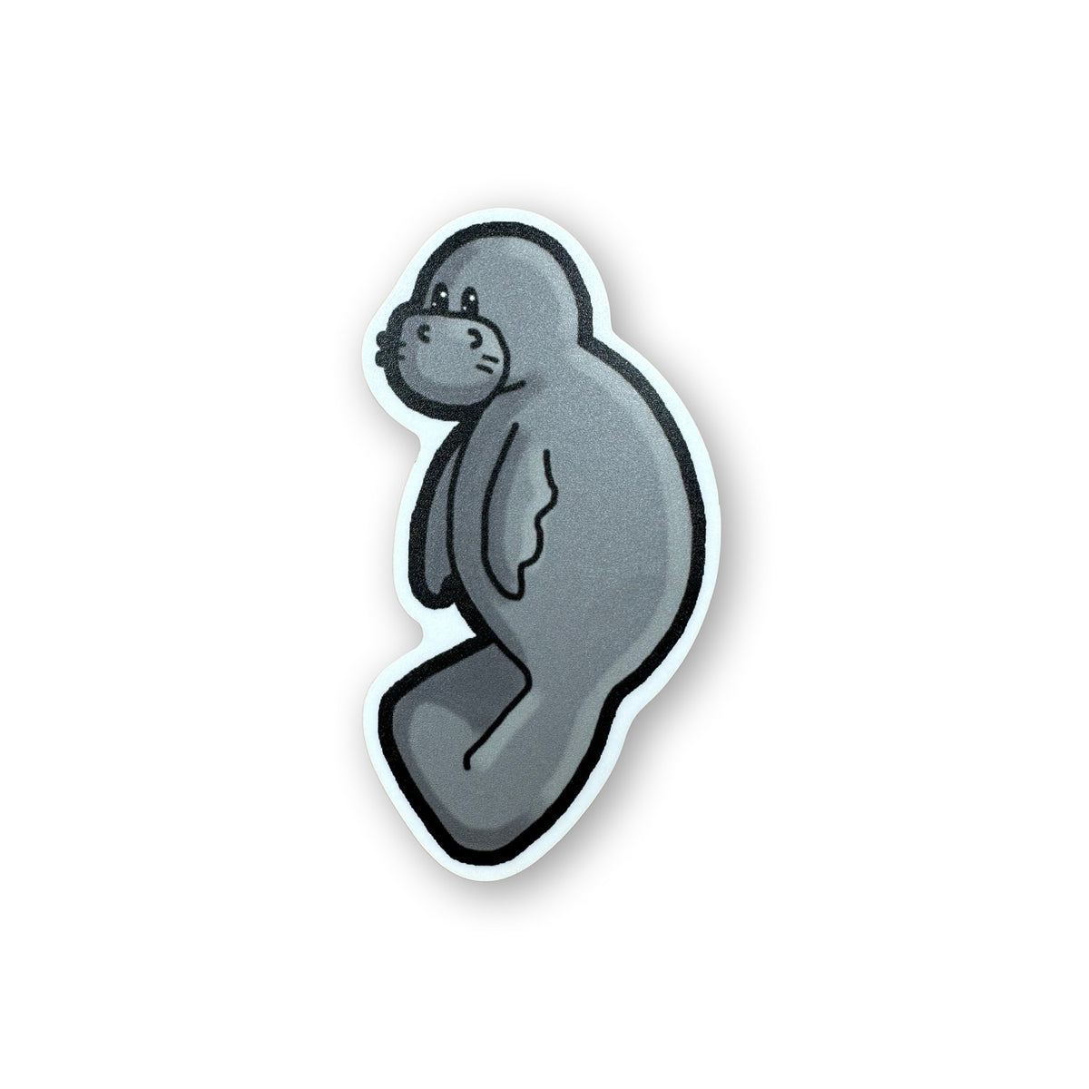 ALBERT Manatee Vinyl Sticker – christopher straub collection